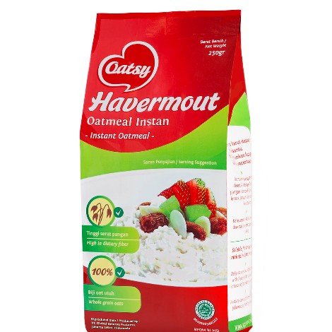 Jual Oatsy - Havermount Instant Oatmeal (250gr) - Natural Farm Indonesia